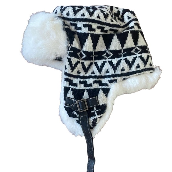 nathaniel cole | Accessories | Nathaniel Cole 934 Black White Wool ...